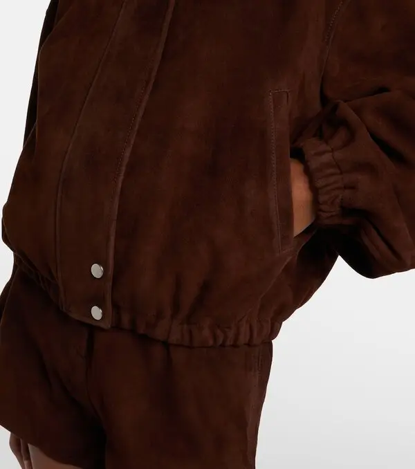 Nour Hammour Pia Suede Blouson Jacket