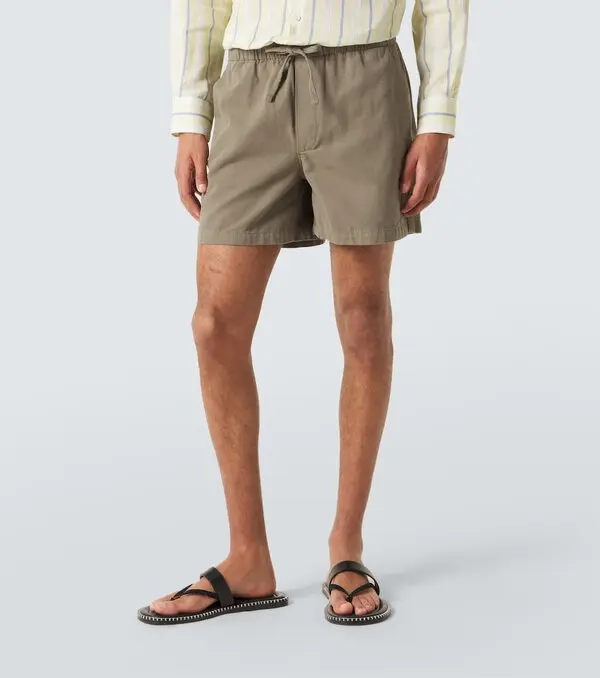 FRAME Cotton Canvas Shorts