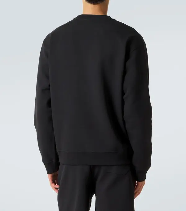 Valentino Garavani Cotton-blend Jersey Sweatshirt With Chest Pocket