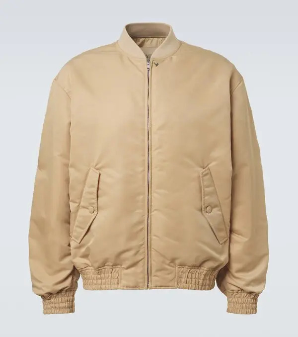 Valentino Garavani Vgold Bomber Jacket - Beige