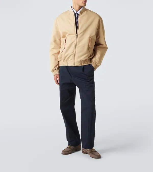 Valentino Garavani Vgold Bomber Jacket - Beige