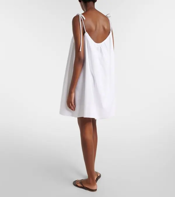 Stella McCartney Embellished Cotton Crêpon Minidress