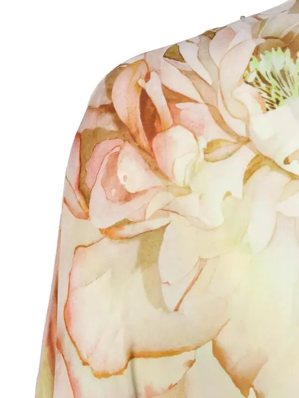 CLIPS Floral Sequin Embellished Dress