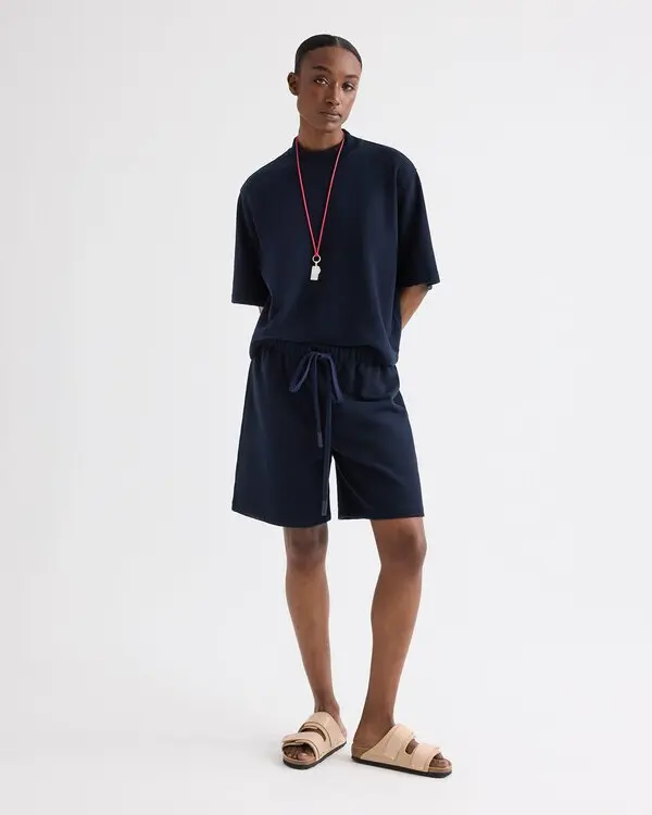 TWP Relaxed Sweatshort In Lightweight Sweatshirt