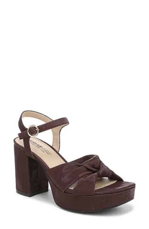 LIFESTRIDE August Ankle Strap Platform Sandal - Plum