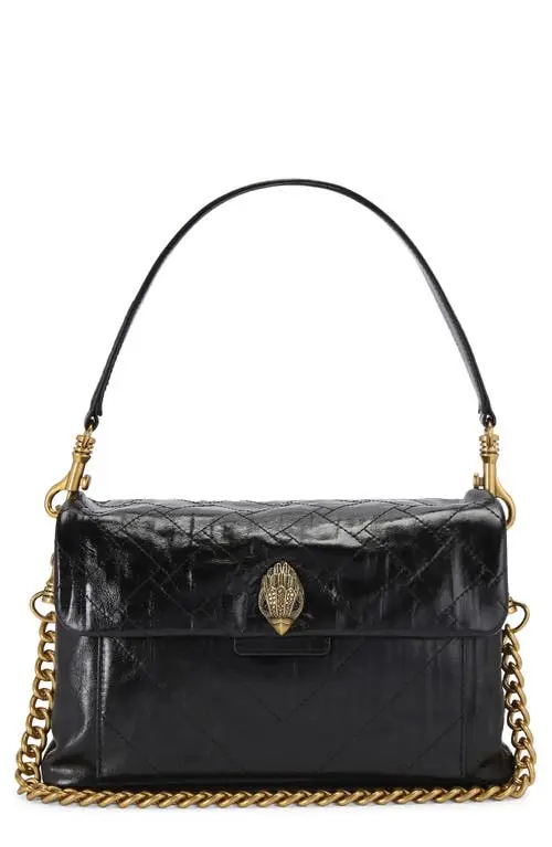 Kurt Geiger Kensington Leather Crossbody Bag - Black
