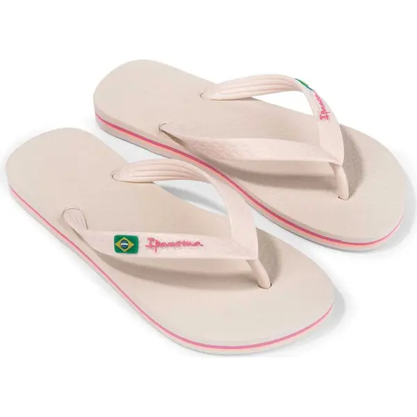 Ipanema Brasil Ii Flip Flops - Beige/pink