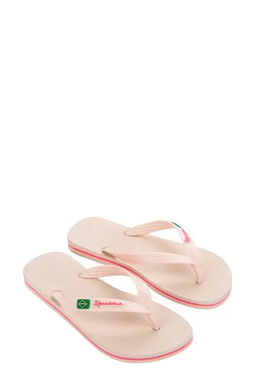 Ipanema Brasil Ii Flip Flops - Beige/pink