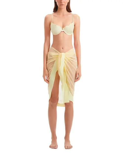 MOEVA Raidencover Up Pareo Resortwear - Yellow