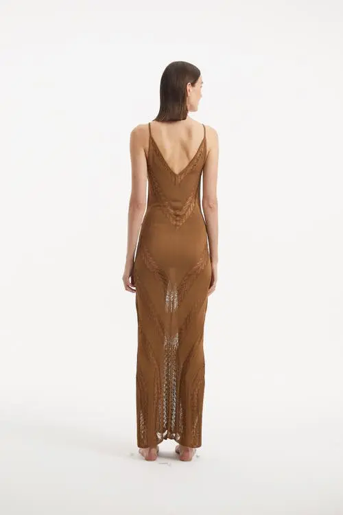 MOEVA Mimi Cover Up Dress Resortwear - Brown