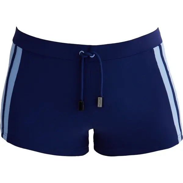 MOEVA Antonio Swim Trunks With Drawcord - Blue