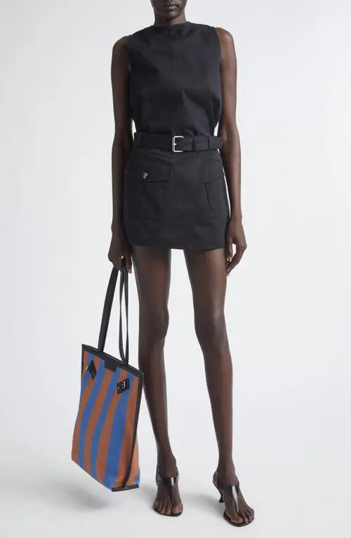Proenza Schouler Cotton Drill Wrap Front Shorts