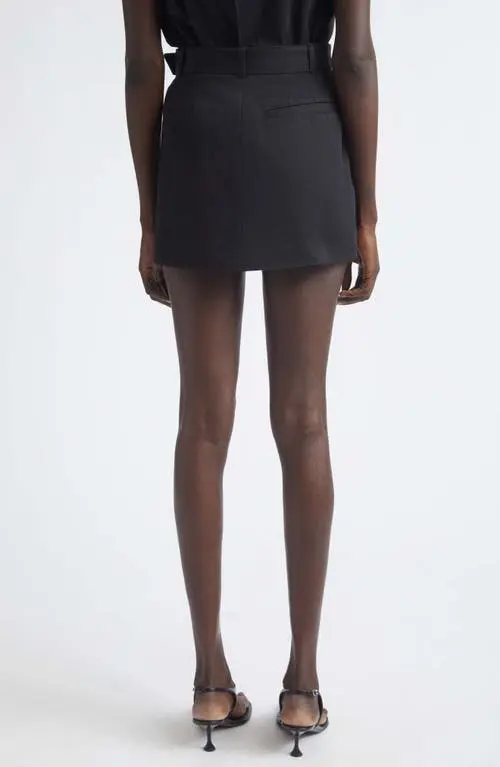Proenza Schouler Cotton Drill Wrap Front Shorts