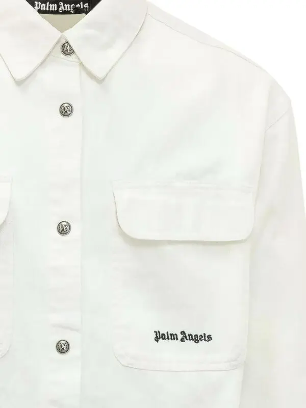 Palm Angels Logo-print Loose-fit Shirt