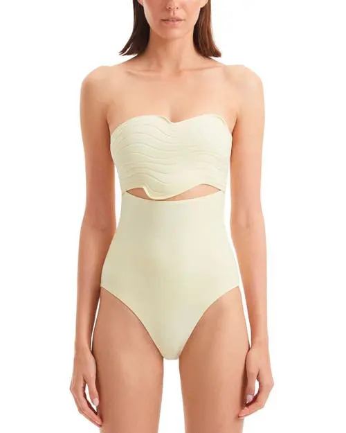 MOEVA Adria One Piece Swimsuit - Yellow