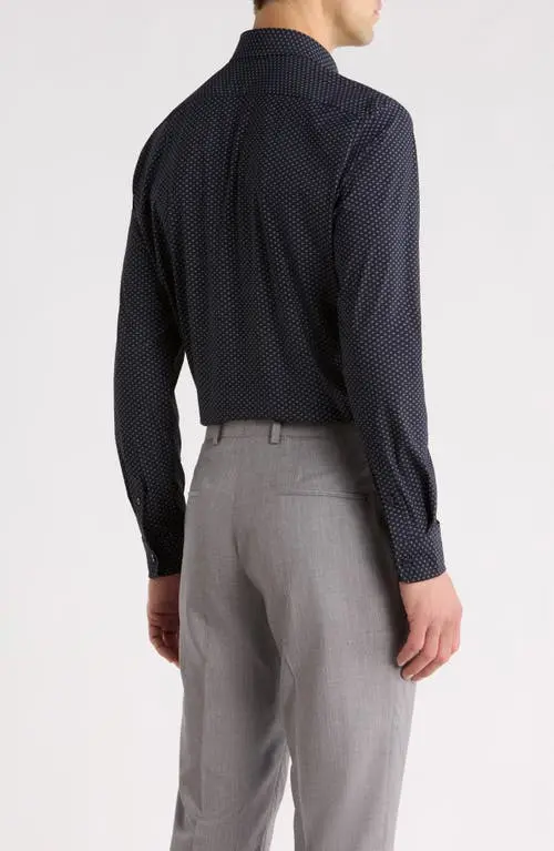 BOSS P-liam Button-up Shirt - Open Blue