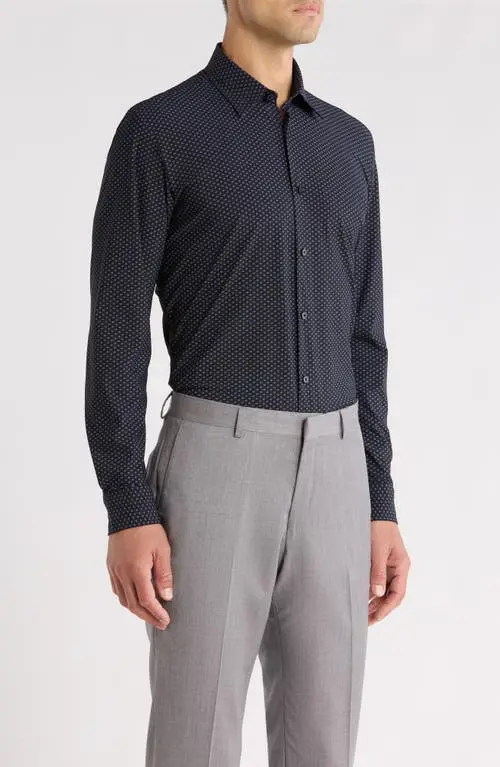 BOSS P-liam Button-up Shirt - Open Blue
