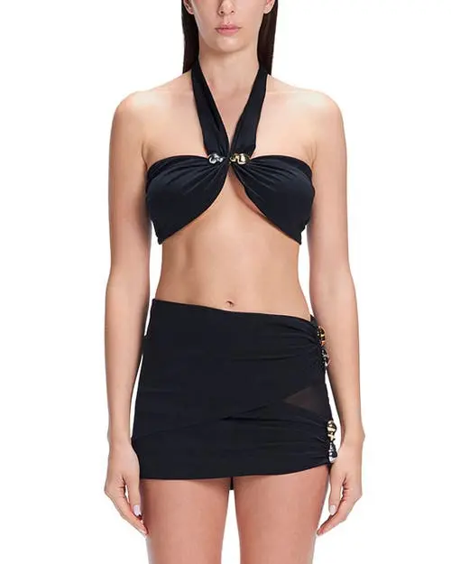 MOEVA Siena Cover-up Pareo Skirt - Black