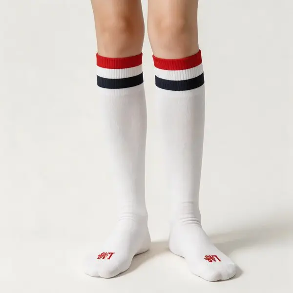 LAS LOUNGEWEAR Compression Knee High Socks - Red/white/blue