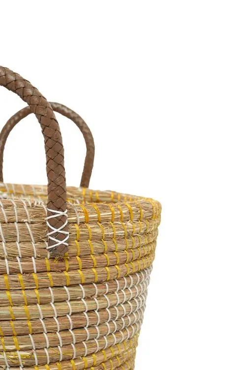 WICKER VILLAGE Moonj Basket