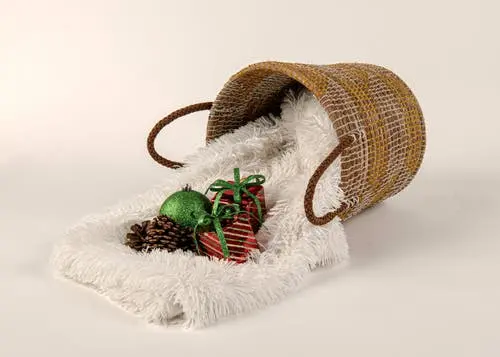 WICKER VILLAGE Moonj Basket
