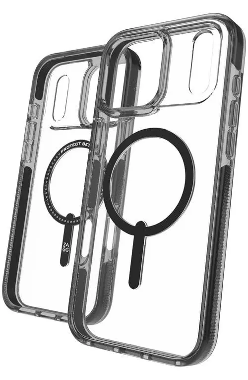 ZAGG Santa Cruz Snap Magsafe Case With Kickstand - Black