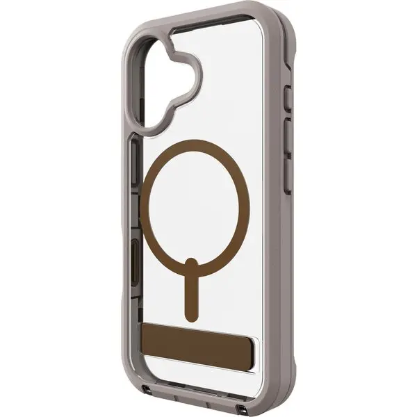 ZAGG Rainier Snap Magsafe Case With Kickstand - Brown