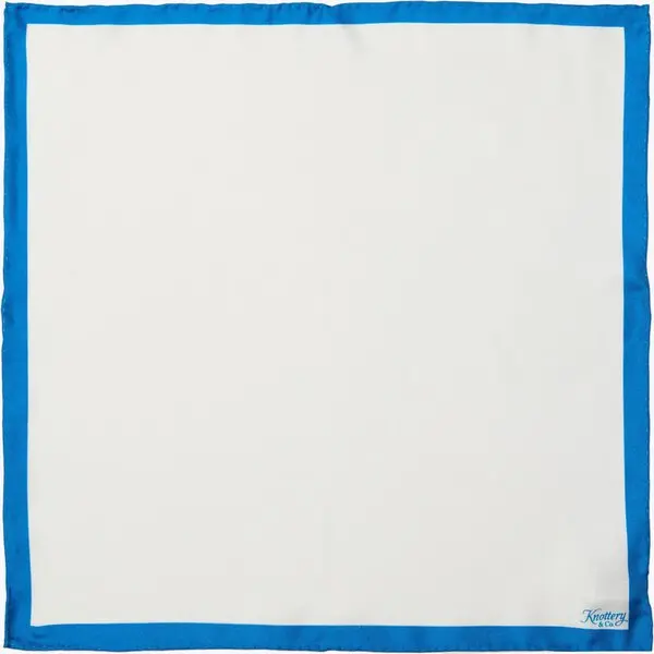 KNOTTERY & CO Sophistique Silk Pocket Square - Beige