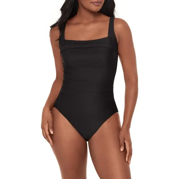 Miraclesuit Rock Solid Polaris One-piece Swimsuit - Black