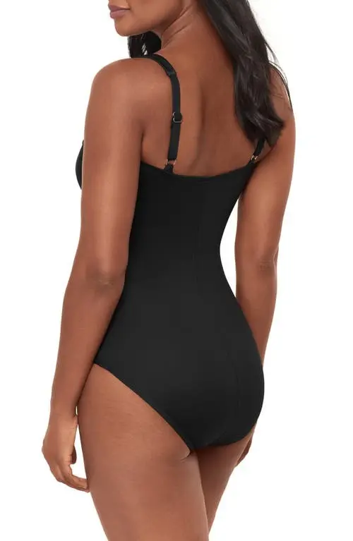Miraclesuit Rock Solid Polaris One-piece Swimsuit - Black