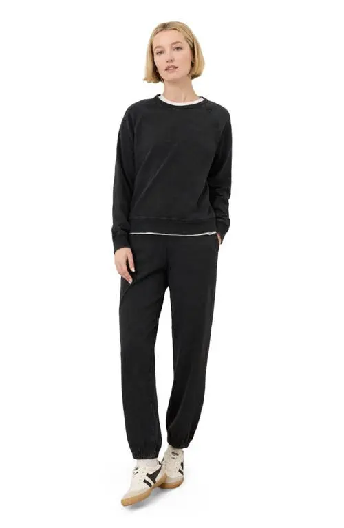 PACT Organic Cotton Weekends Relaxed Sweatpant - Washed Black