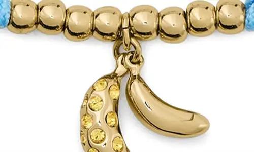 Kate Spade New York Banana Cord Slider Bracelet With Cubic Zirconia