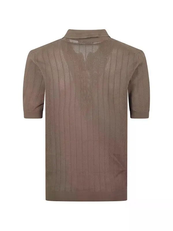 CRUCIANI Ribbed-knit T-shirt