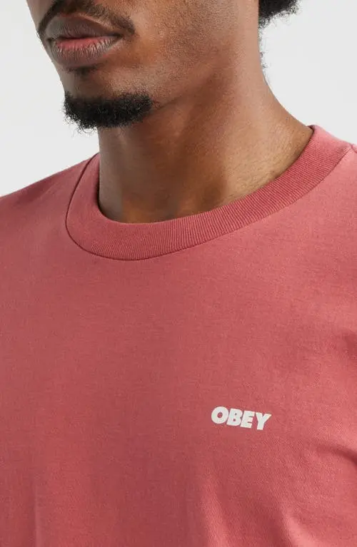 Obey The Is The Message Graphic T-shirt