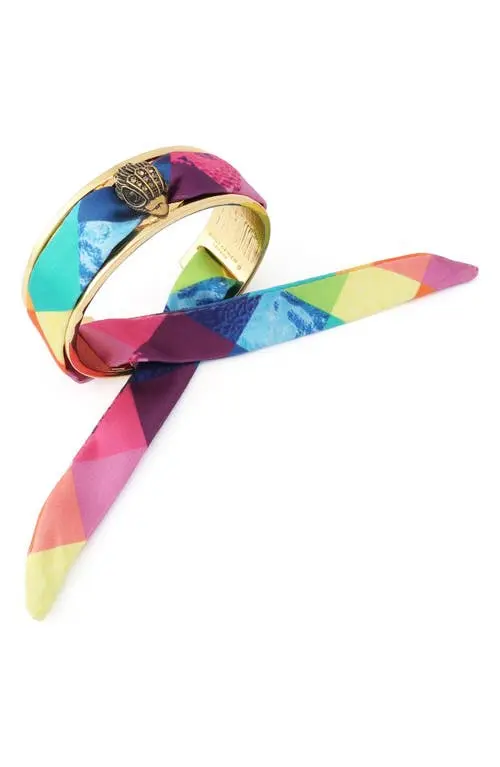 Kurt Geiger Stained Fabric Tie Bracelet