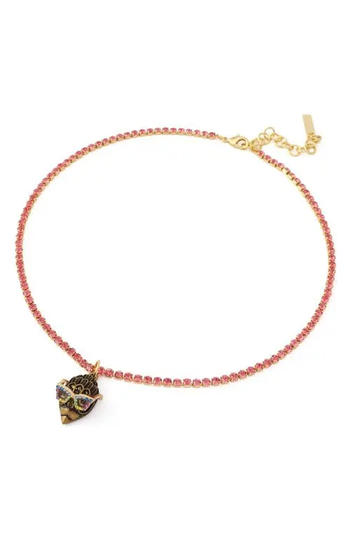 Kurt Geiger Eagle Pendant Tennis Necklace