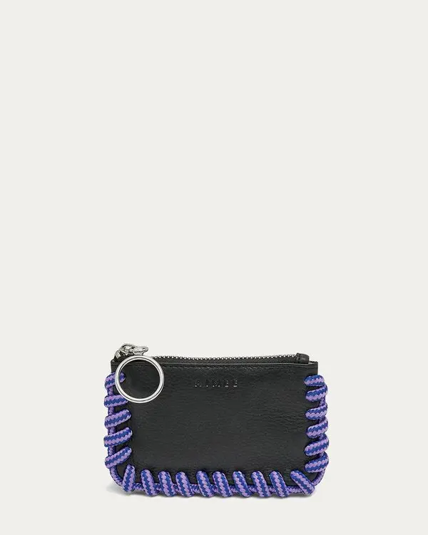 AIMEE Cord Zip Pouch - Black