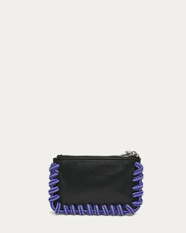 AIMEE Cord Zip Pouch - Black