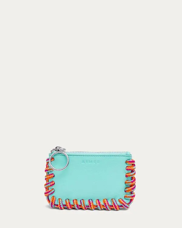 AIMEE Cord Zip Pouch - Jelly Mint