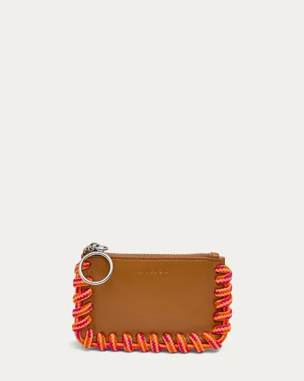 AIMEE Cord Zip Pouch - Latte