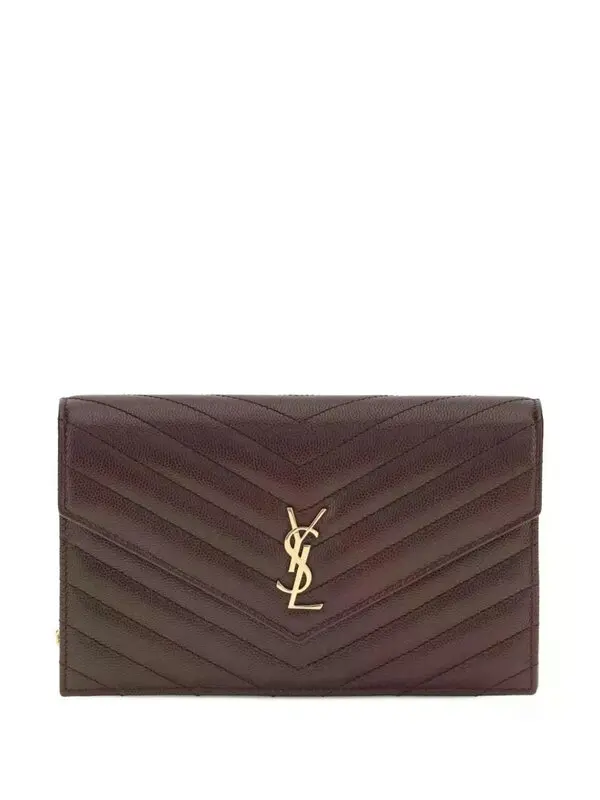 Saint Laurent Cassandre Quilted Leather Mini Bag - Red