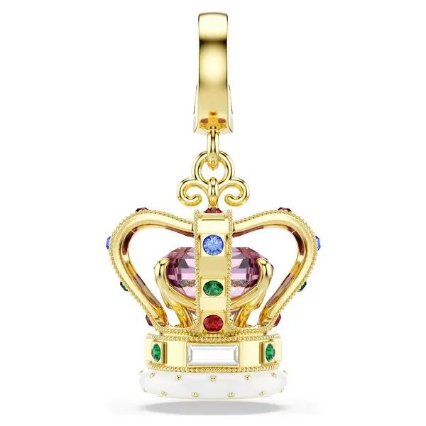 SWAROVSKI Minions Crown Charm With Crystal Embellishments