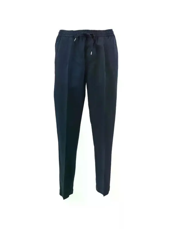 BRIGLIA 1949 Navy Drawstring Trousers