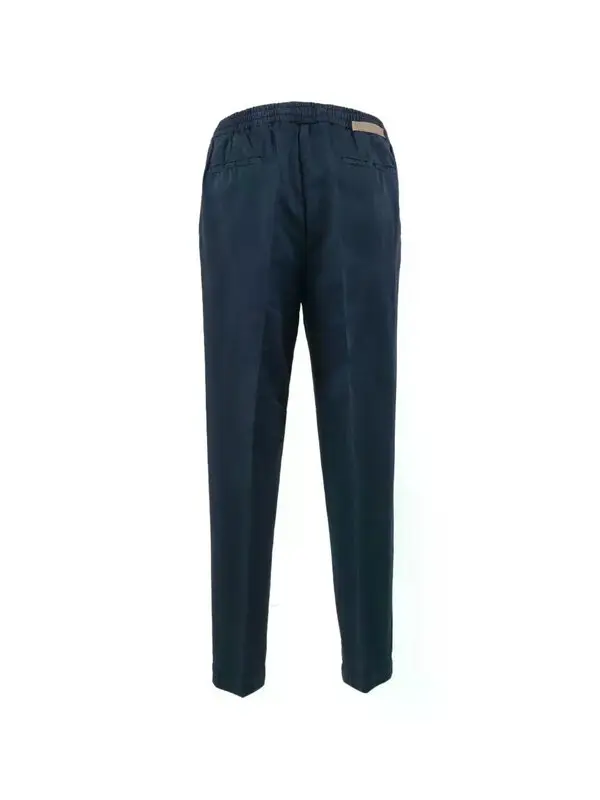 BRIGLIA 1949 Navy Drawstring Trousers