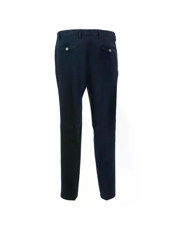 BRIGLIA 1949 Pleated Flap-pocket Trousers - Blue