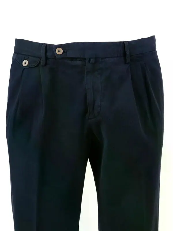 BRIGLIA 1949 Pleated Flap-pocket Trousers - Blue