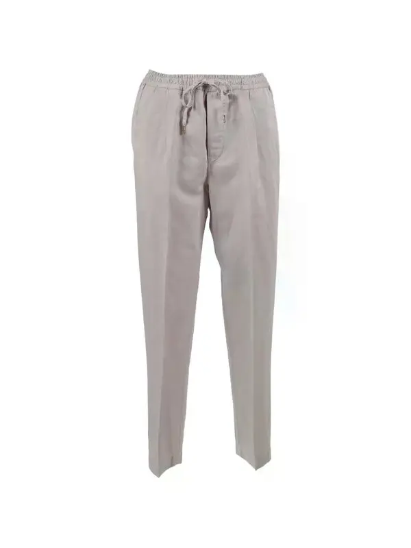 BRIGLIA 1949 Drawstring Waist Pleated Trousers