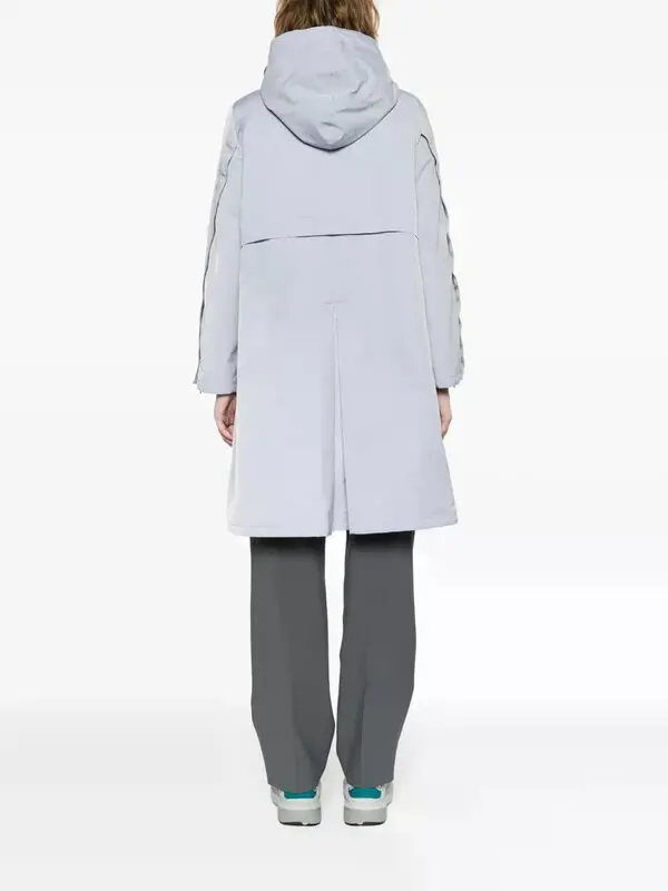 Giorgio Armani Logo-tape Detail Hooded Parka