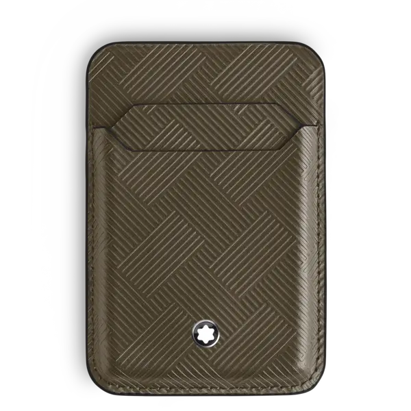 Montblanc Card Holder 2cc For Iphone With Magsafe In Extreme - Khaki