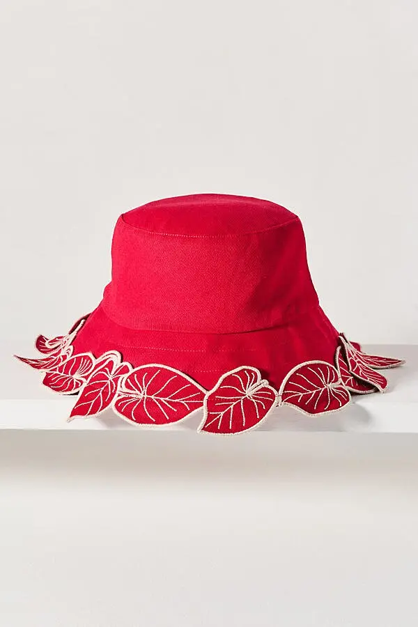 Farm Rio Leaf Trim Bucket Hat